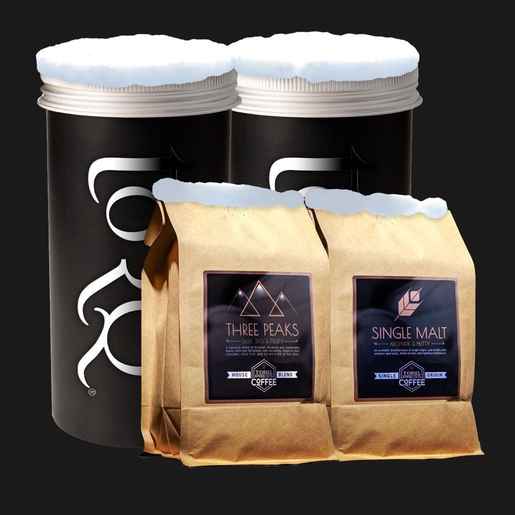 Coffee and 2 FREE Canisters Bundle - TORQ Ltd